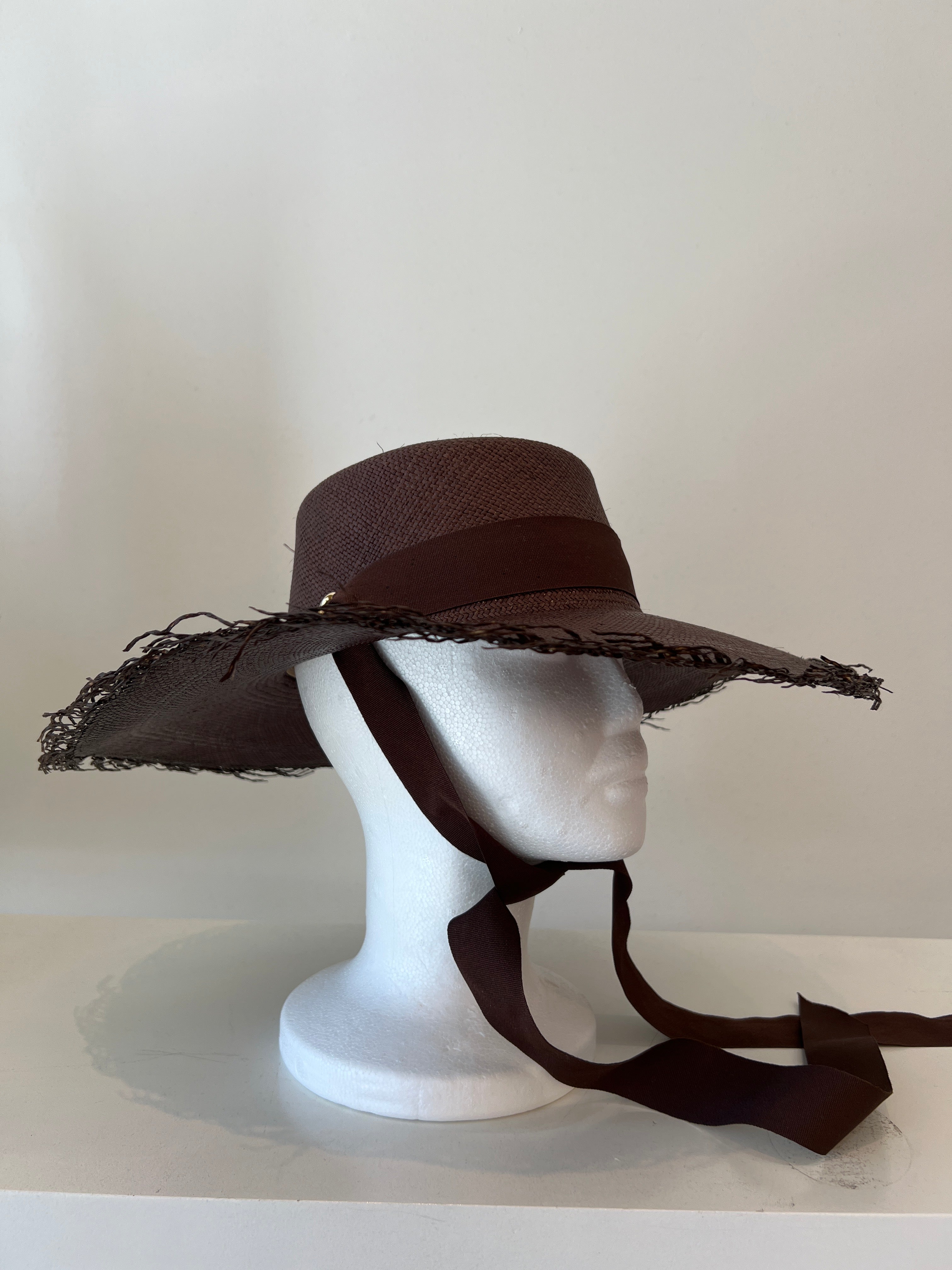 Long Brim Cordovan Hat – SOSUSU
